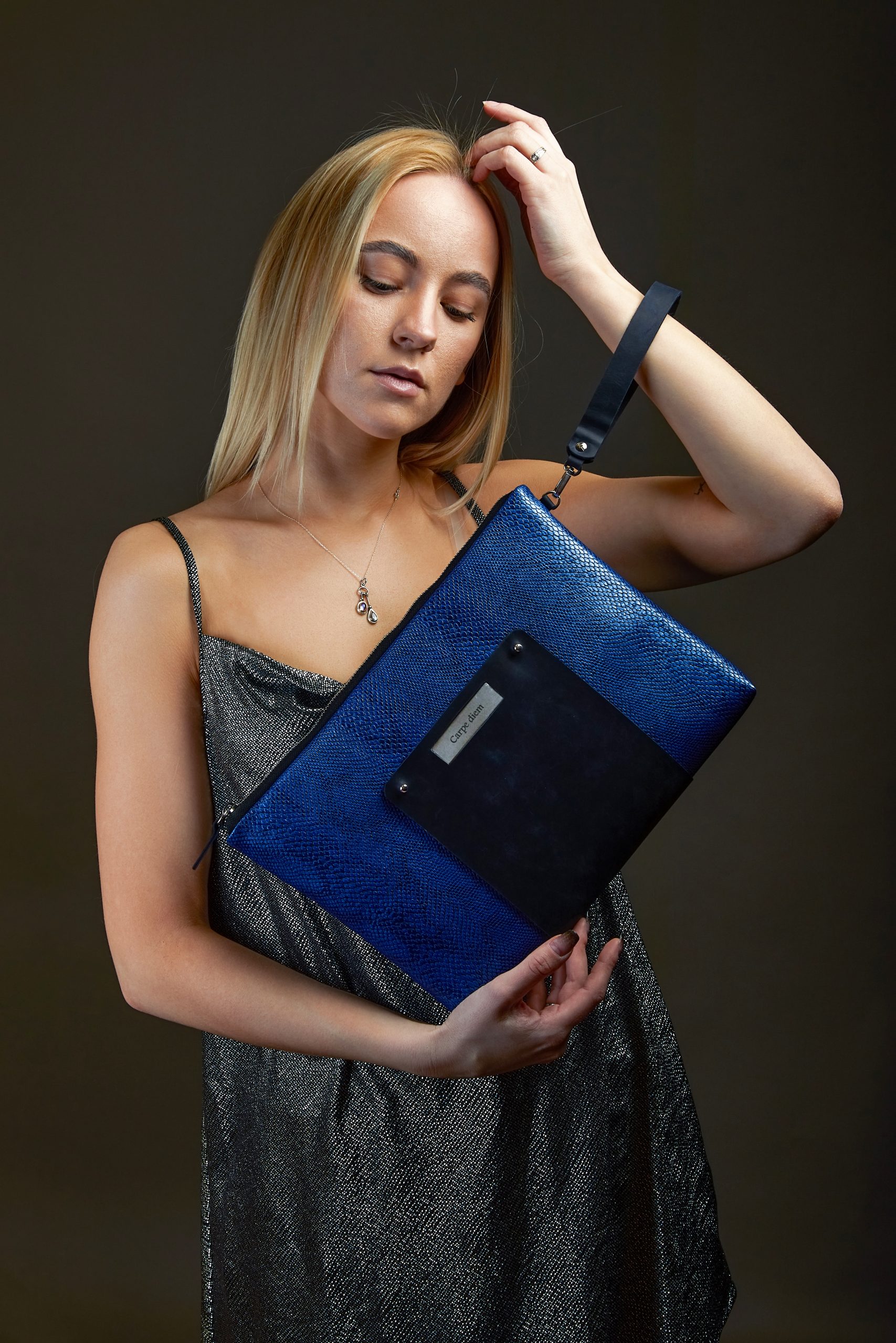 Clutch Bag Blue – Litkromas Boutique